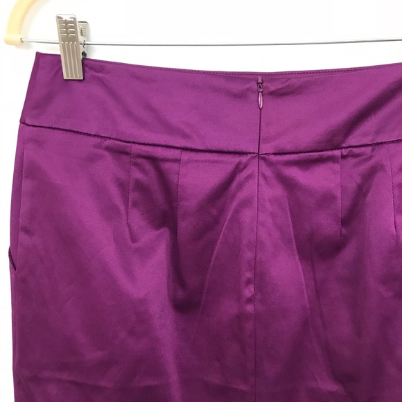 Forever 21 | Skirts | Purple Pencil Skirt With Pockets Back Slit | Poshmark